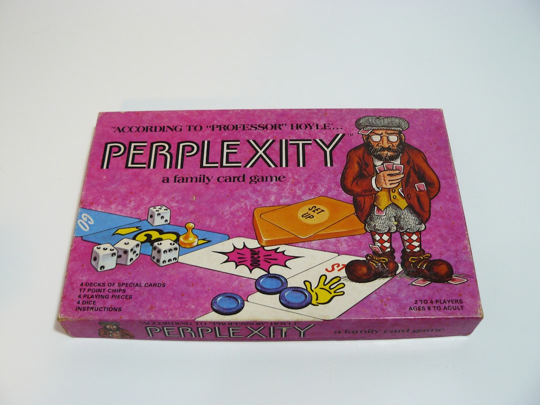 Vintage 1984 PERPLEXITY A Family Card Game by Hoyle No. 7000 - Complete ...