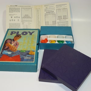 Vintage 3M PLOY Bookshelf Board Game - Rare Space Age Sci-fi Strategy ...