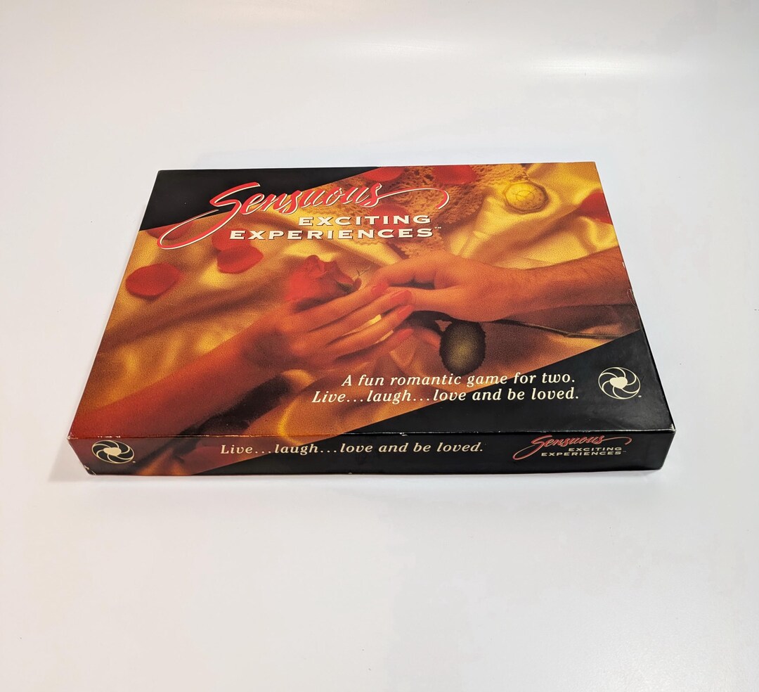 1993 Sensuous Exciting Experiences Board Game Romantic Adult Couple ...