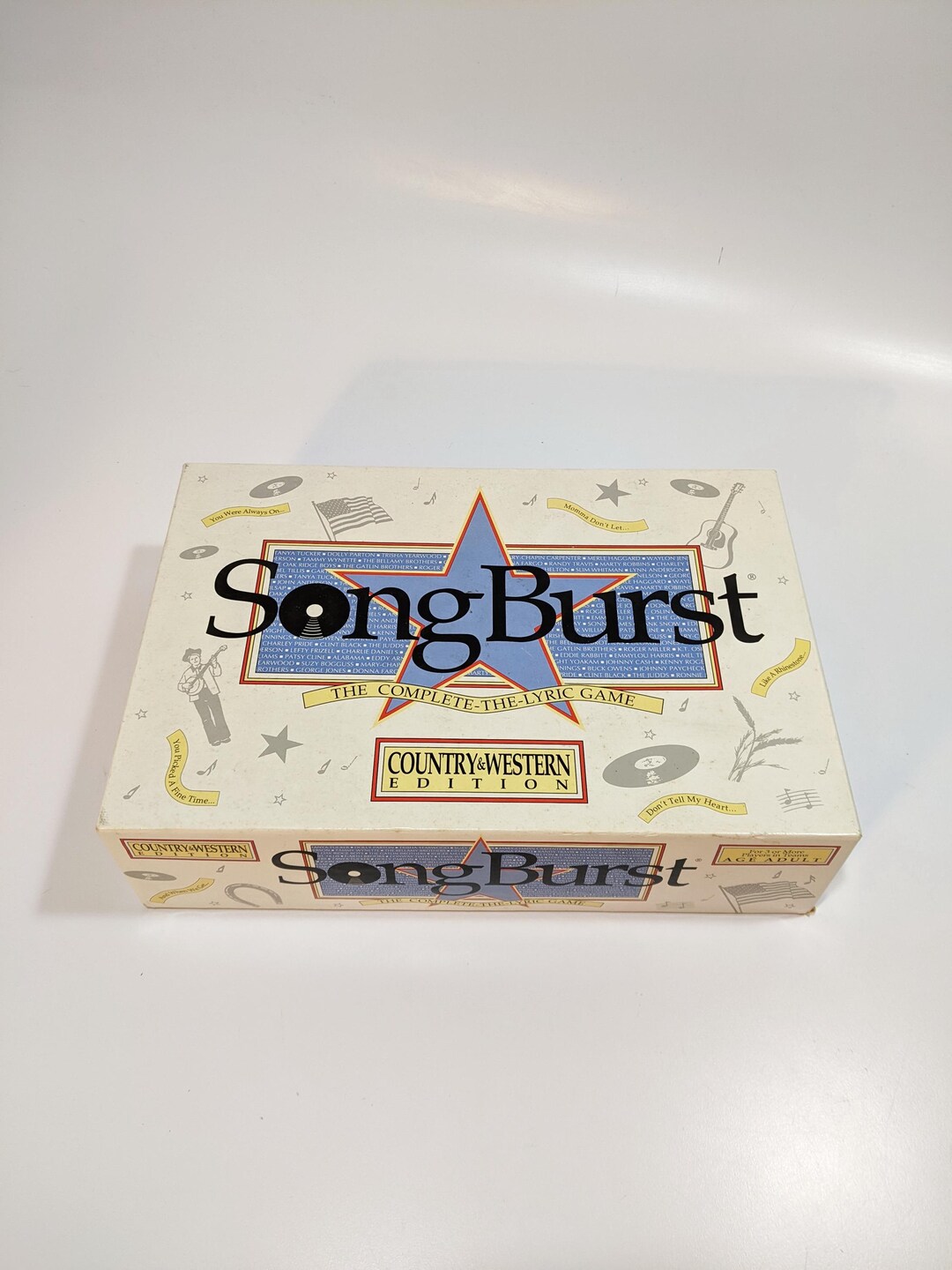 Songburst - Complete the Lyric Board Game - COUNTRY & WESTERN Edition ...