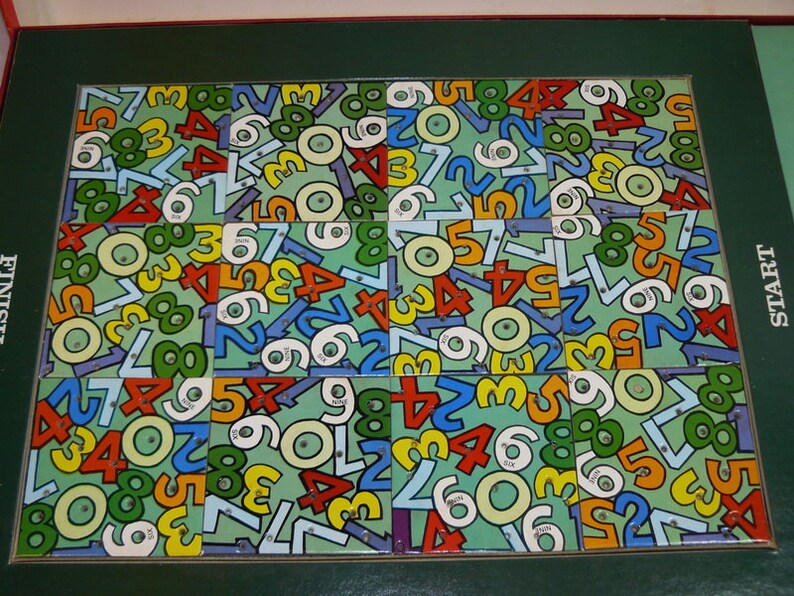 Nik-nak Numbers Board Game – Rare Vintage – Cadaco 1967 – Home School ...