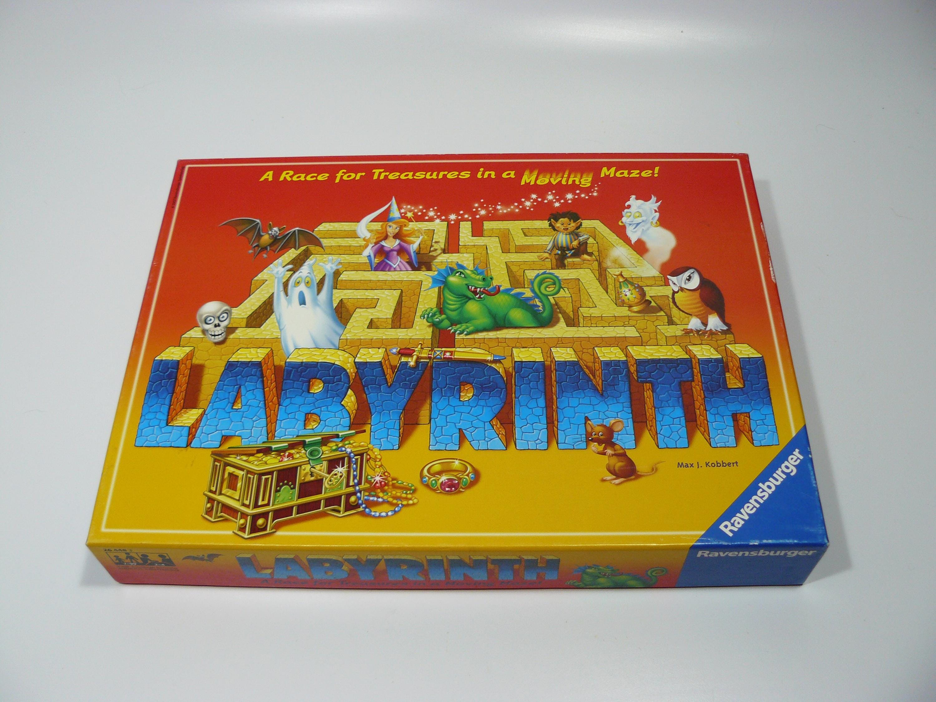Labyrinth Ravensburger Fantasy Moving Maze Board Game - Treasure Hunt ...