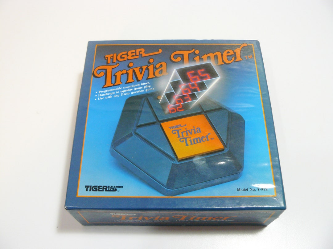 Vintage Trivia Timer by Tiger (LED Programmable Electronic Countdown ...