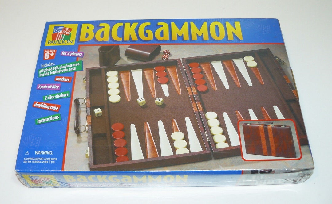 Backgammon Board Game With Padded Travel Case – Brand New Factory ...