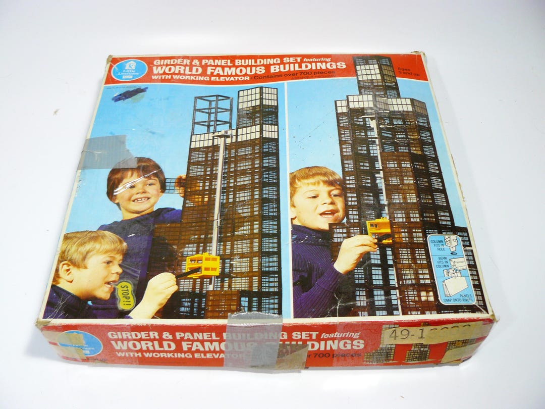 Vintage 1975 Girder & Panel Building Set World Famous Buildings With ...