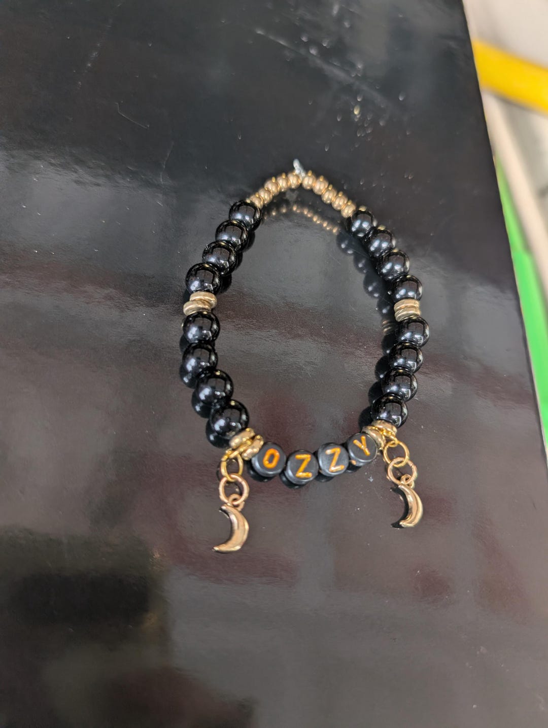 Ozzy Gold Moons Charms Bracelet - Etsy