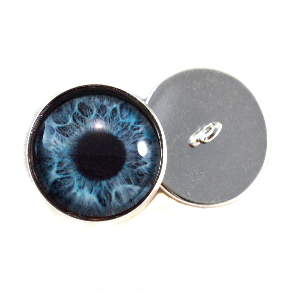 10mm - 30mm Mint Blue Mermaid Button Eyes Sew on Shank With Loop ...