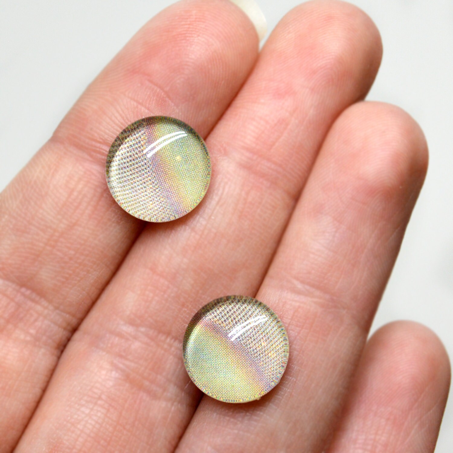 Pale Yellow Blush Fly Bug Insect Compound Glass Eyes, 6mm to 40mm ...