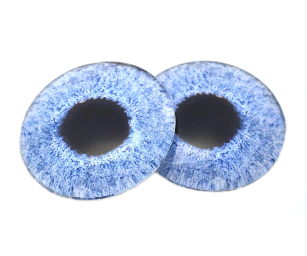 White Swan Bird Glass Eyes Light Blue Small 6mm - Large 78mm Jewelry ...