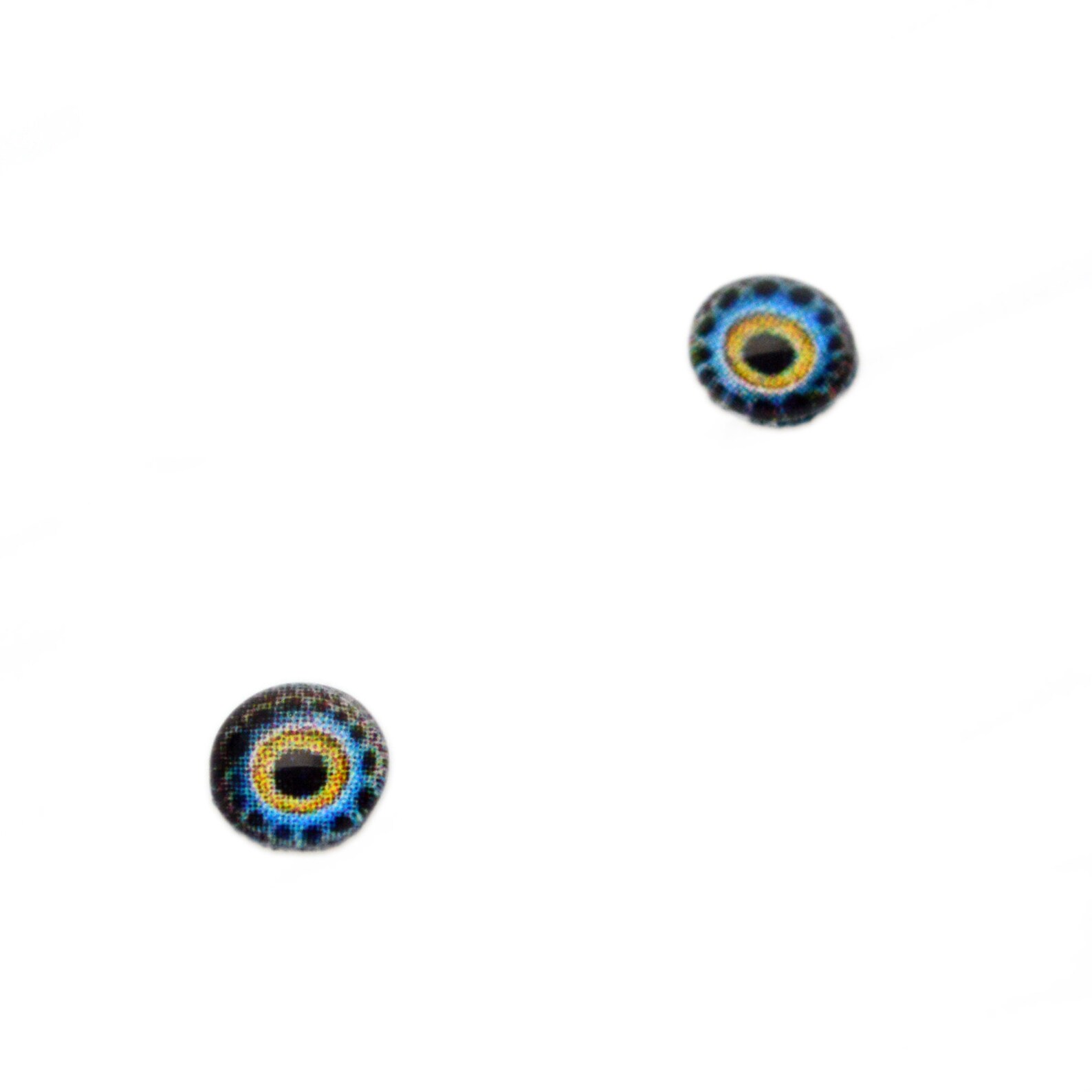 Kraken Glass Eyes Blue and Yellow Sea Monster Creature 6mm to 78mm ...