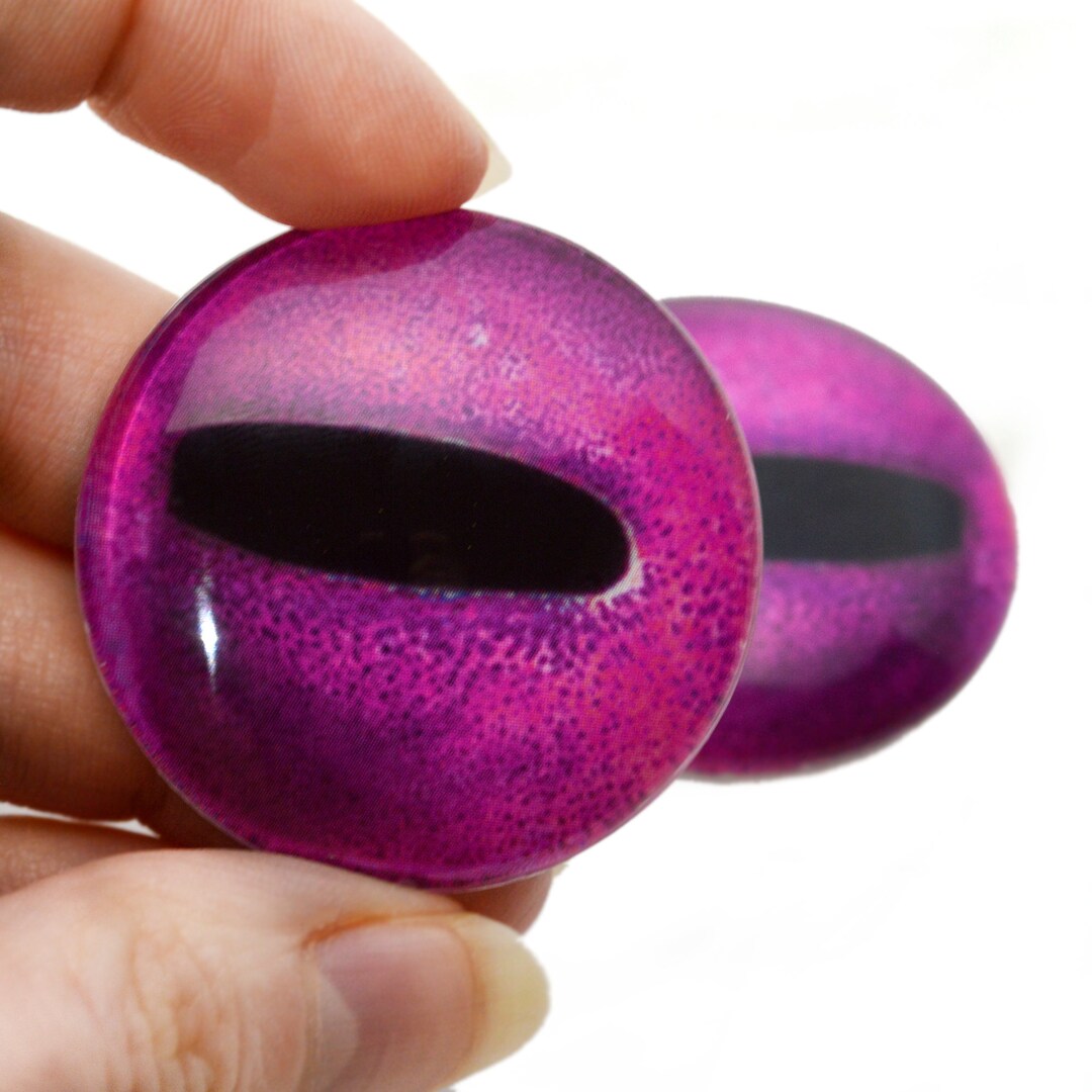 Fuchsia and Magenta Octopus Glass Eyes - 4mm to 78mm - Jewelry ...