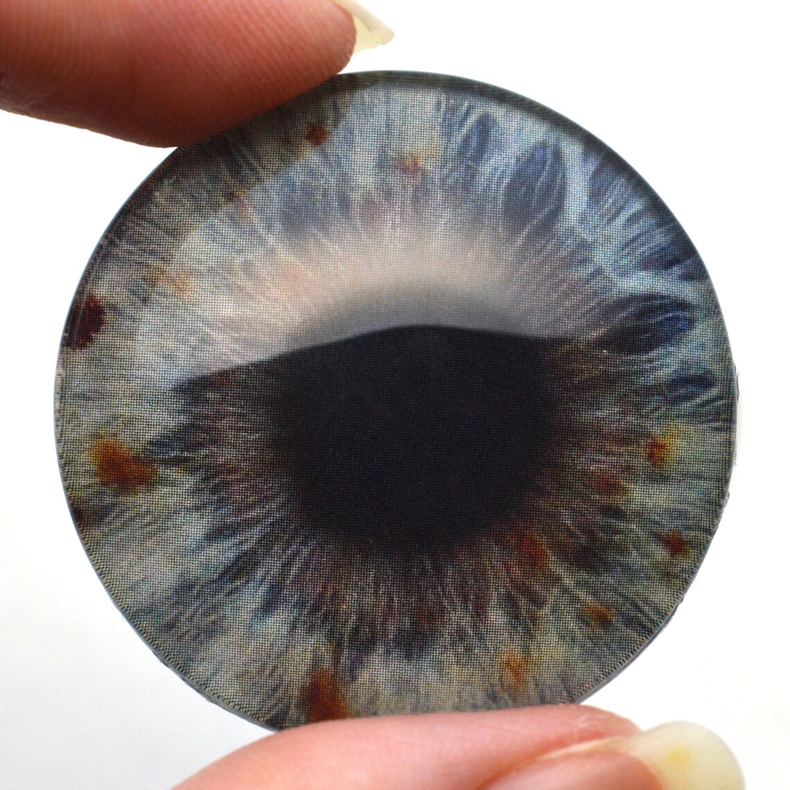Misty Gray Realistic Human Glass Eyes 6mm to 40mm Jewelry Supplies Art ...