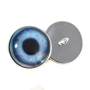 10mm - 30mm Blue Dog Realistic Button Eyes Sew on Shank Loops Stuffed ...