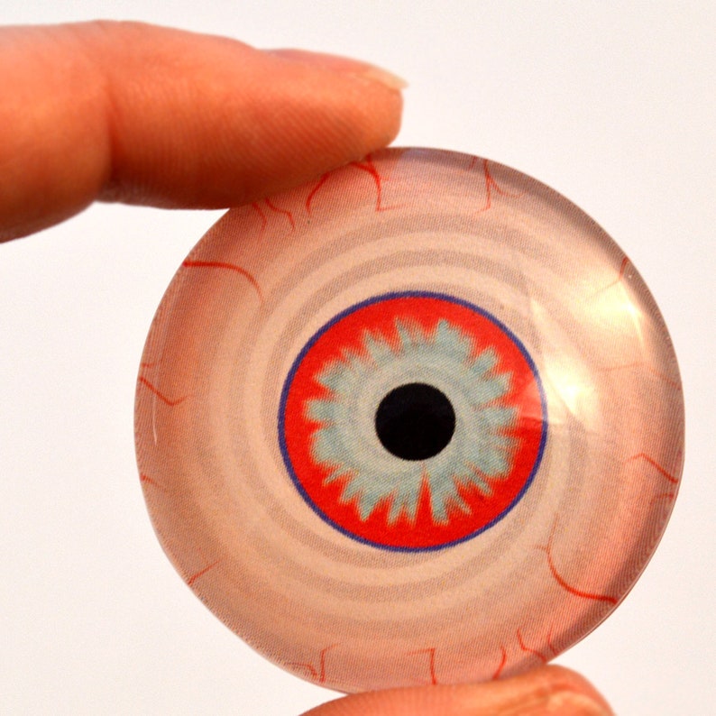 Manic Scary Clown Horror Glass Eyes 6mm 8mm 10mm 12mm 14mm - Etsy