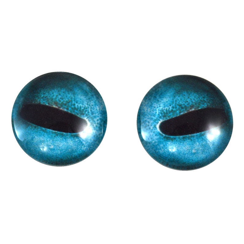 Blue Octopus Glass Eyes - 6mm to 40mm - Jewelry Cabochons Doll Making ...