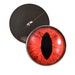 10mm - 30mm Red Cat or Dragon Button Eyes Sew on Shank With Loops ...