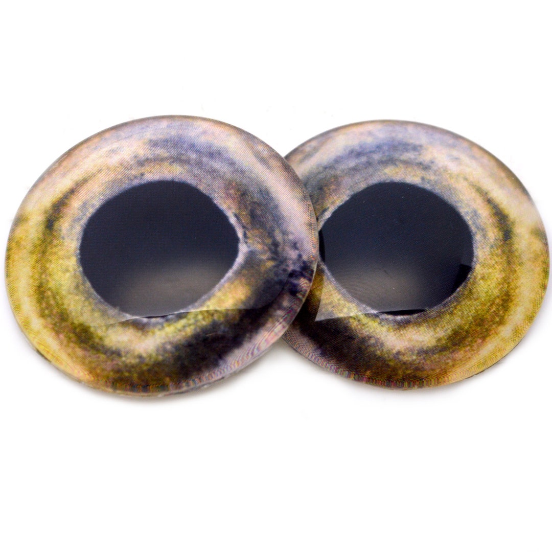 Coho Salmon Glass Eyes Realistic Fish Coral Colored 6mm to 78mm Jewelry ...