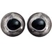 Natural Silver Fish Glass Eyes 6mm to 40mm for Jewelry Making Art Doll ...