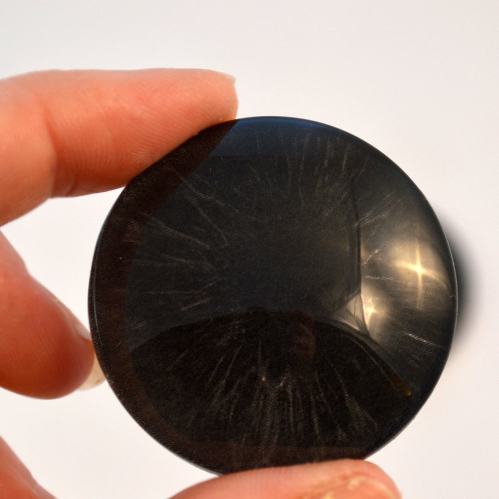 All Black Realistic Glass Eyes 6mm 8mm 10mm 12mm 14mm 16mm - Etsy