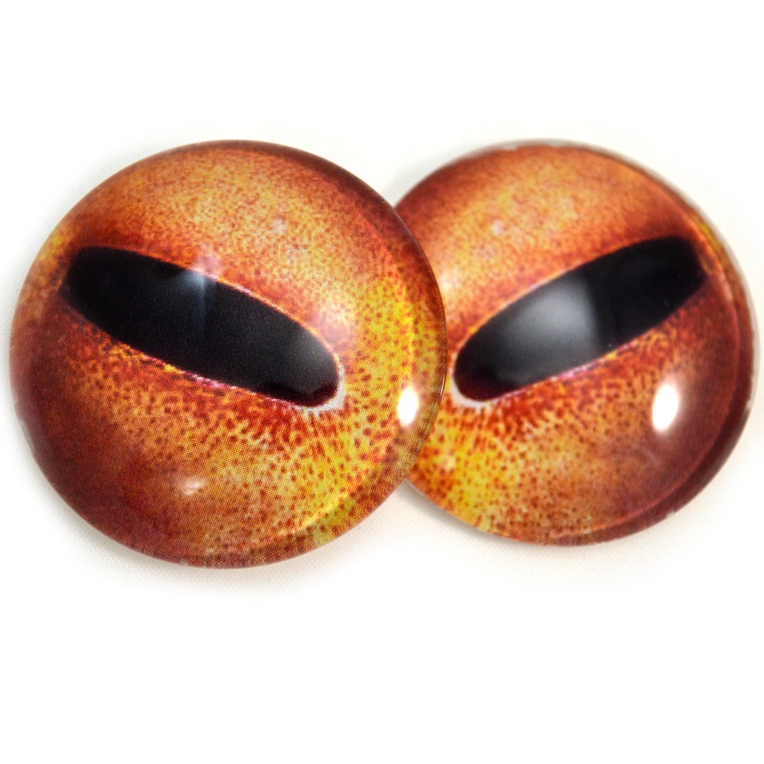 Orange Octopus Glass Eyes - 4mm to 60mm - Jewelry Cabochons - Etsy