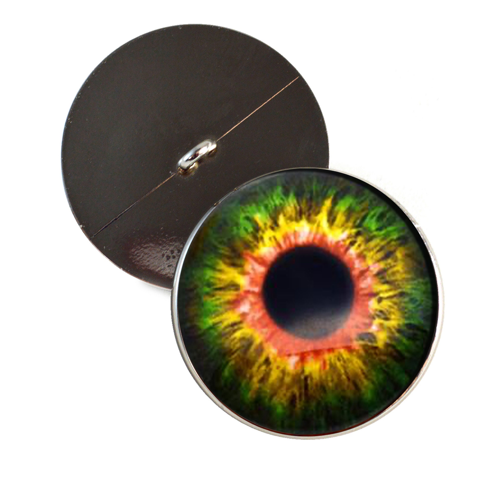 10mm - 30mm Sensational Green and Orange Creature Button Eyes Sew on ...