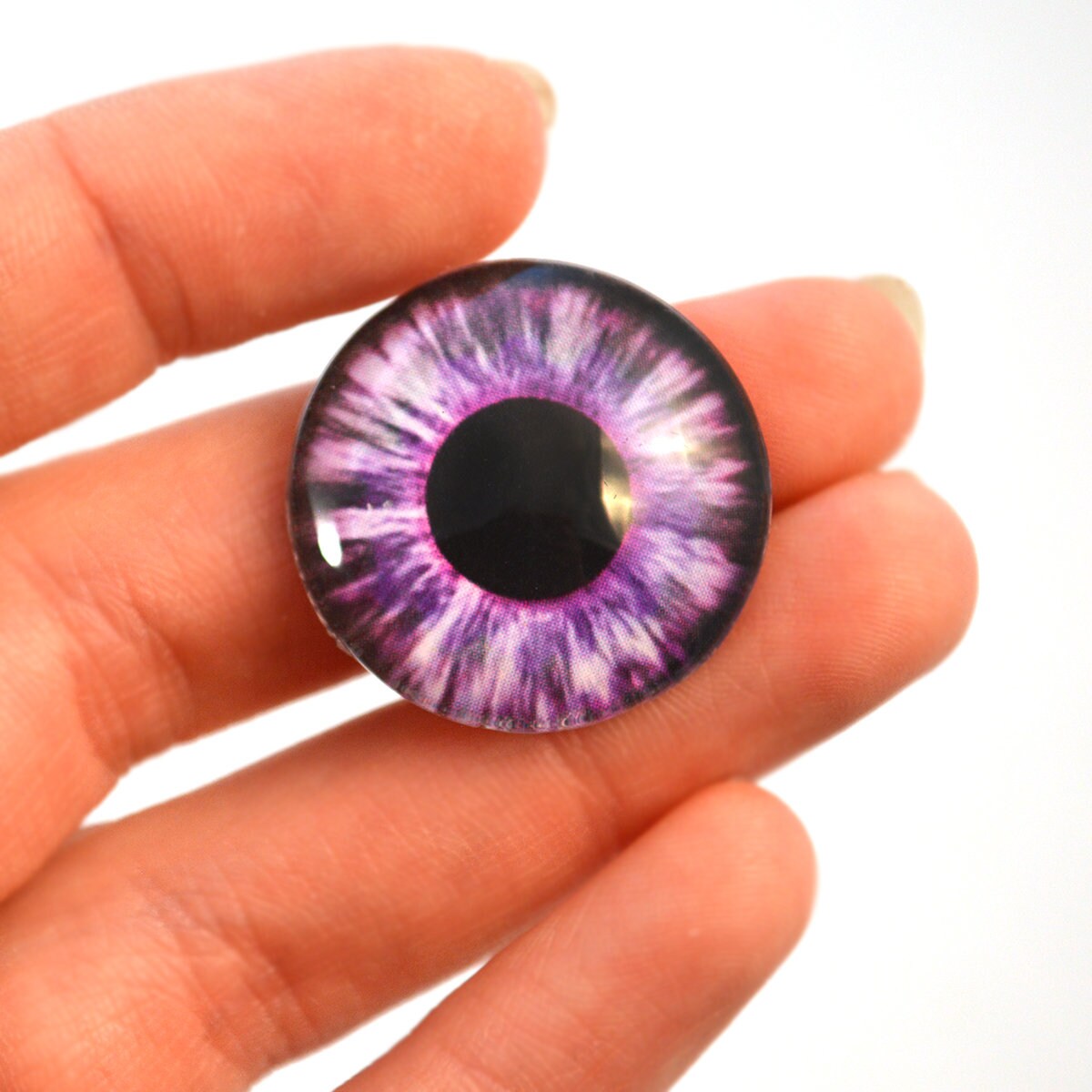 Purple Succubus Demon Glass Eyes for Jewelry Art Dolls Scary Taxidermy ...