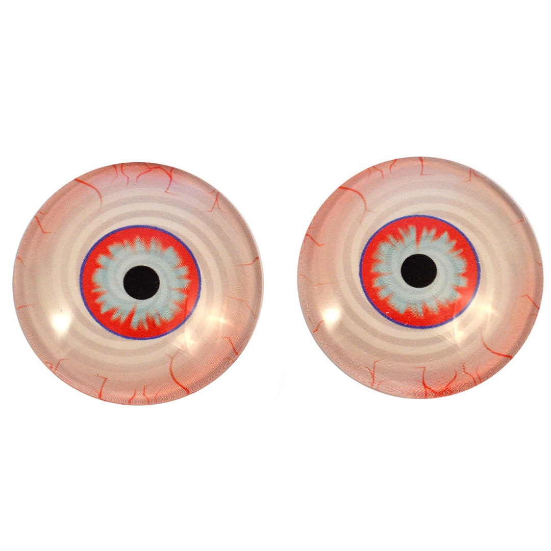 Manic Scary Clown Horror Glass Eyes 6mm 8mm 10mm 12mm 14mm 16mm 20mm ...