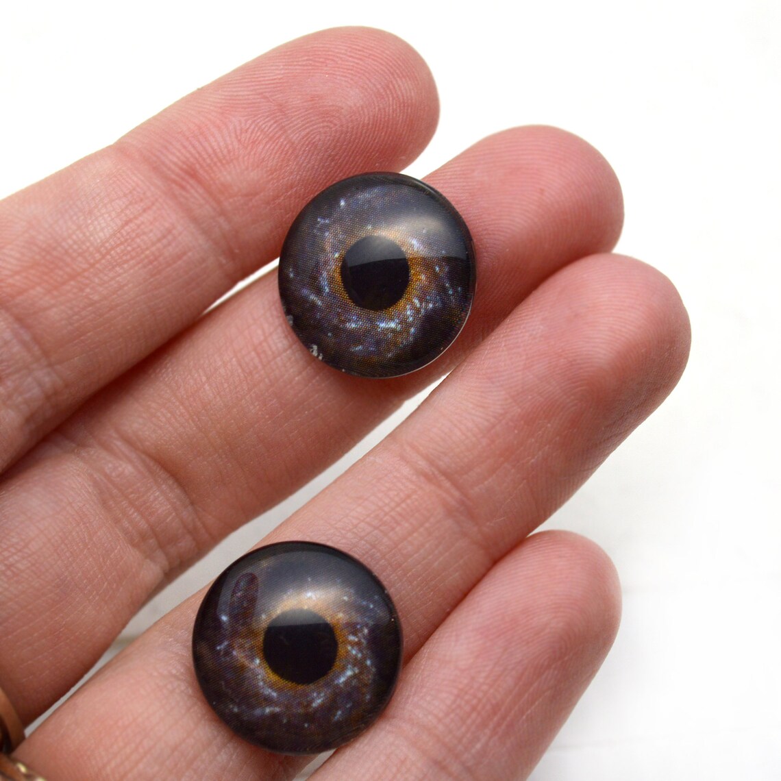 Milky Way Galaxy Glass Eyes 6mm to 40mm Starry Spiral | Etsy