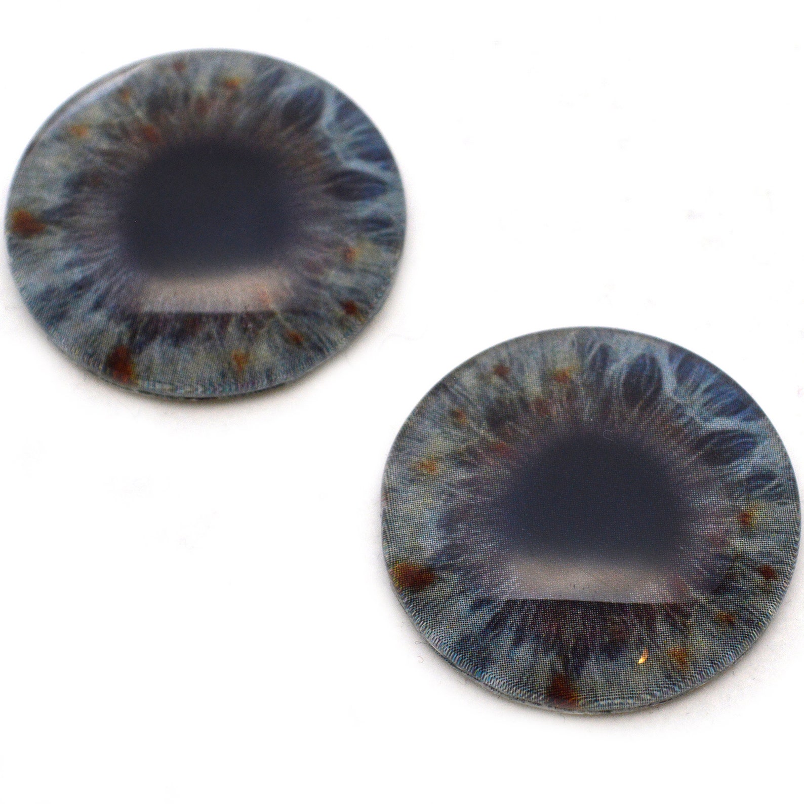 Misty Gray Realistic Human Glass Eyes 6mm to 40mm Jewelry Supplies Art ...