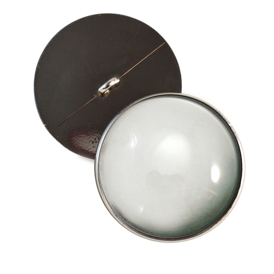 10mm - 30mm Blank White Zombie Horror Doll Button Eyes Sew on Shanks ...