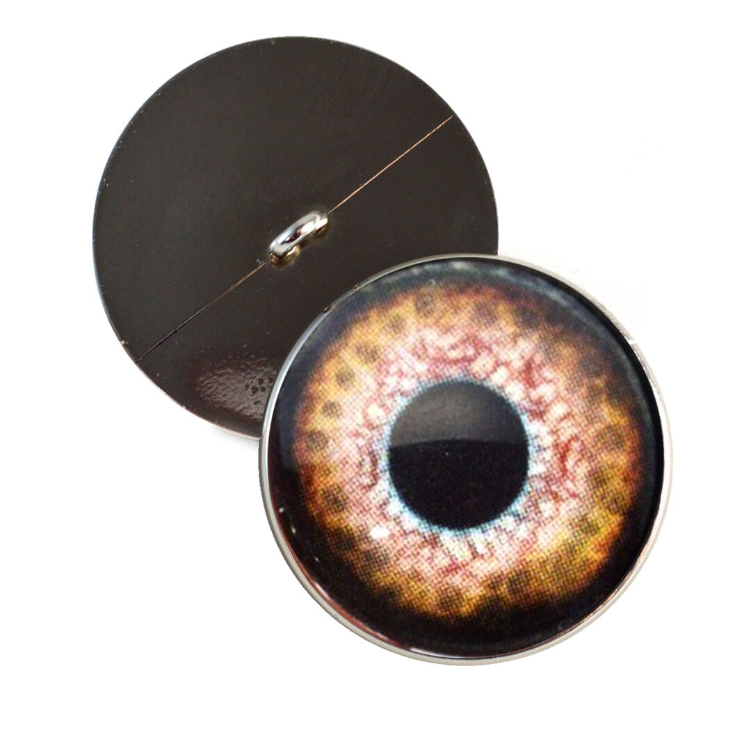 10mm - 30mm Loch Ness Monster Button Eyes Sew on Shank With Loop ...