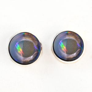 10mm - 30mm Walleye Fish Iridescent Fish Button Eyes Sew on Shanks ...