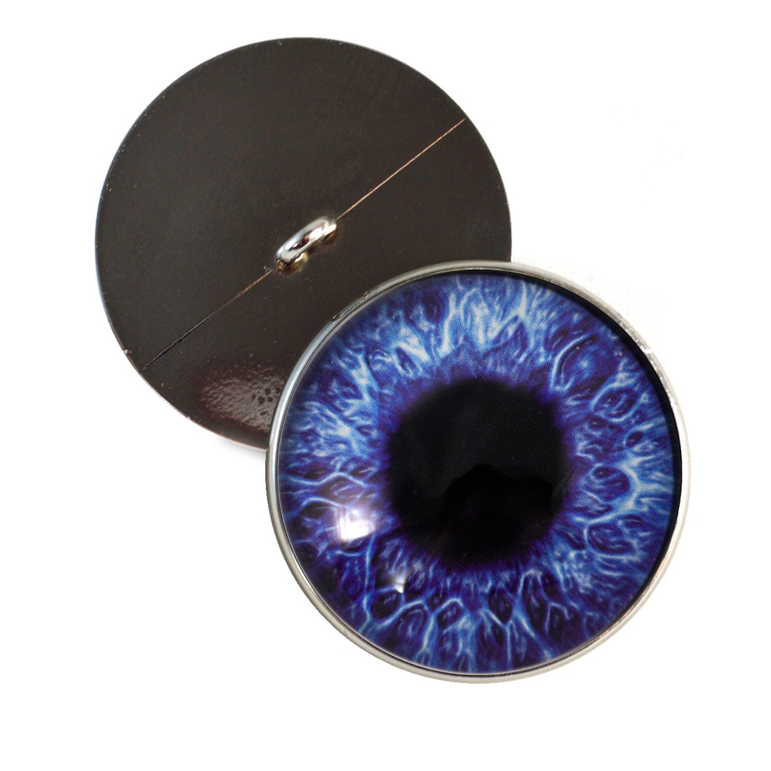 10mm - 30mm Blue Violet Doll Button Eyes Sew on Shanks Loops Stuffed ...