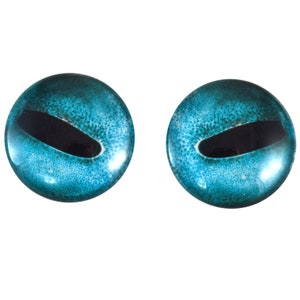 Blue Octopus Glass Eyes - 6mm to 40mm - Jewelry Cabochons Doll Making ...