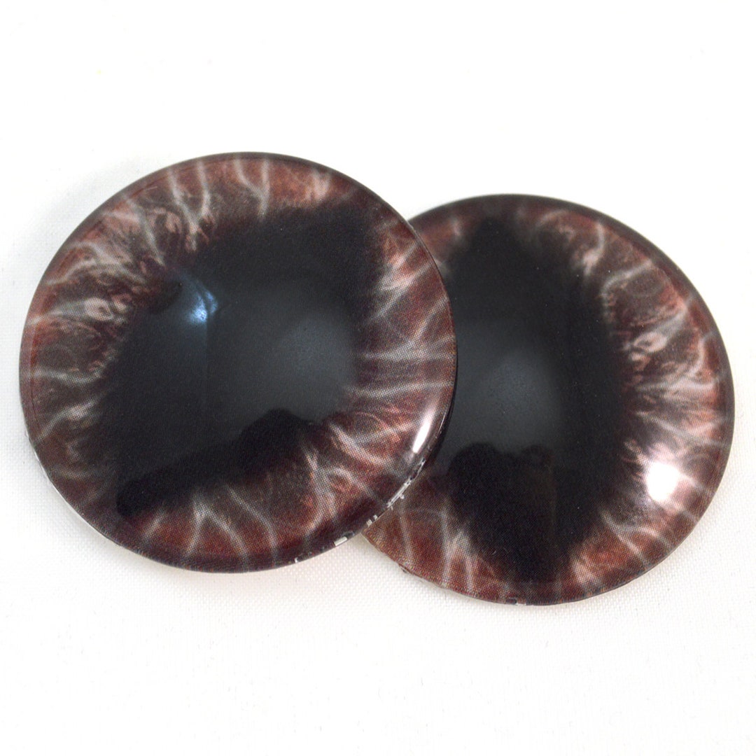 Wide Dark Red Dragon Glass Eyes - 6mm to 40mm Sizes - Jewelry Making ...