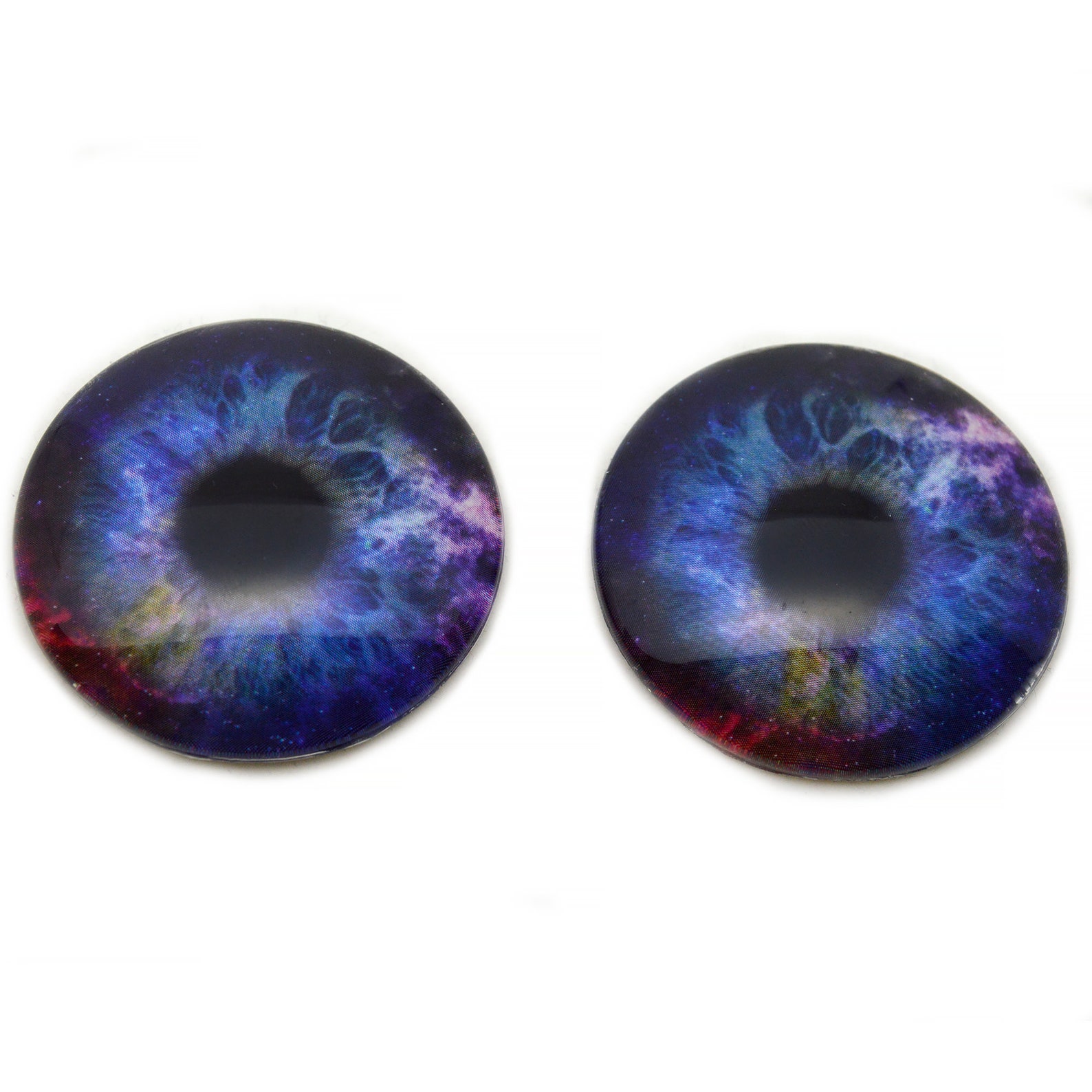 Colorful Galaxy Glass Eyes 6mm to 40mm Jewelry Making and | Etsy