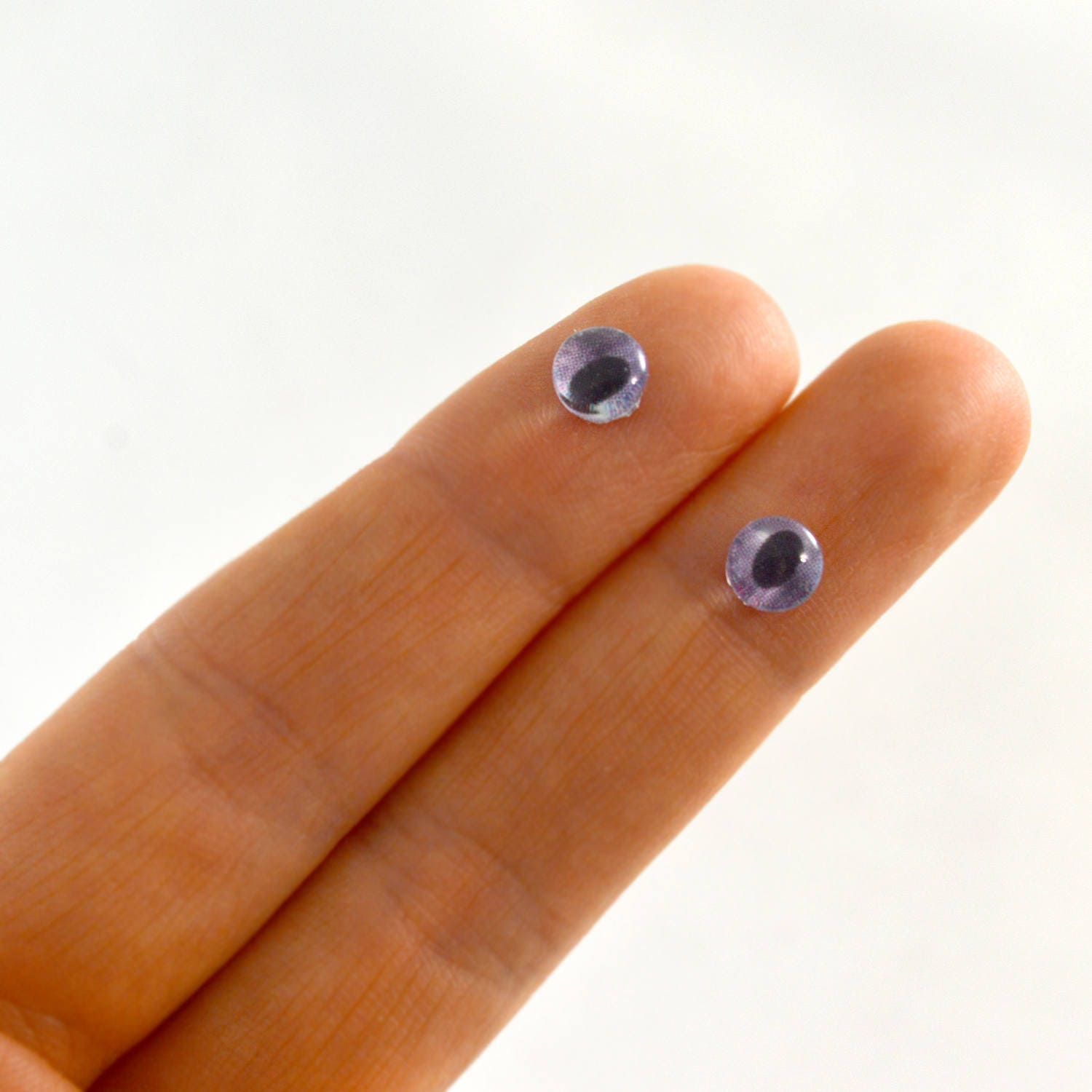 Pair of Dark Purple Unicorn Glass Eyes - Choose Your Size: 6mm to 40mm ...