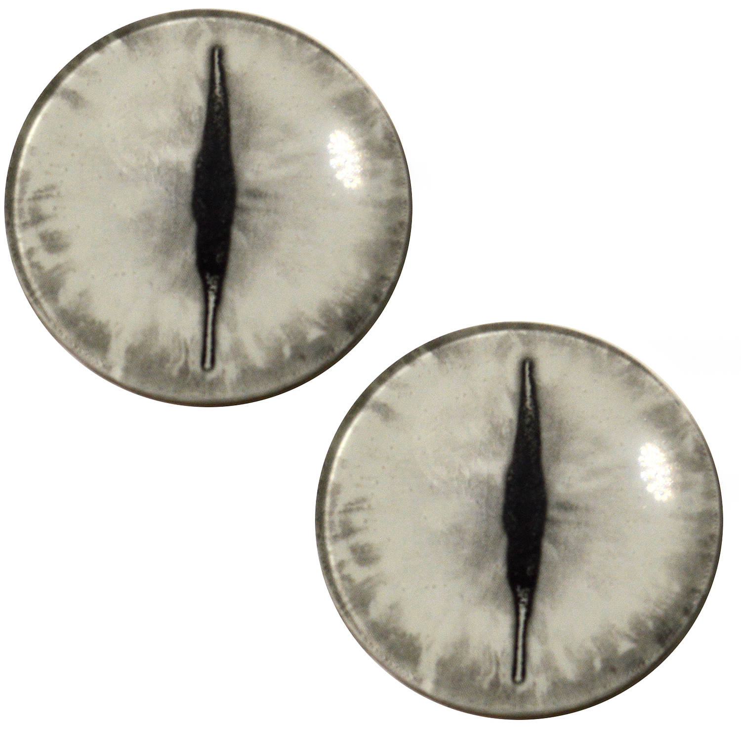 Glow in the Dark Dragon Eyes - 30mm Cabochons - Glass Eyes Pair - Peel ...