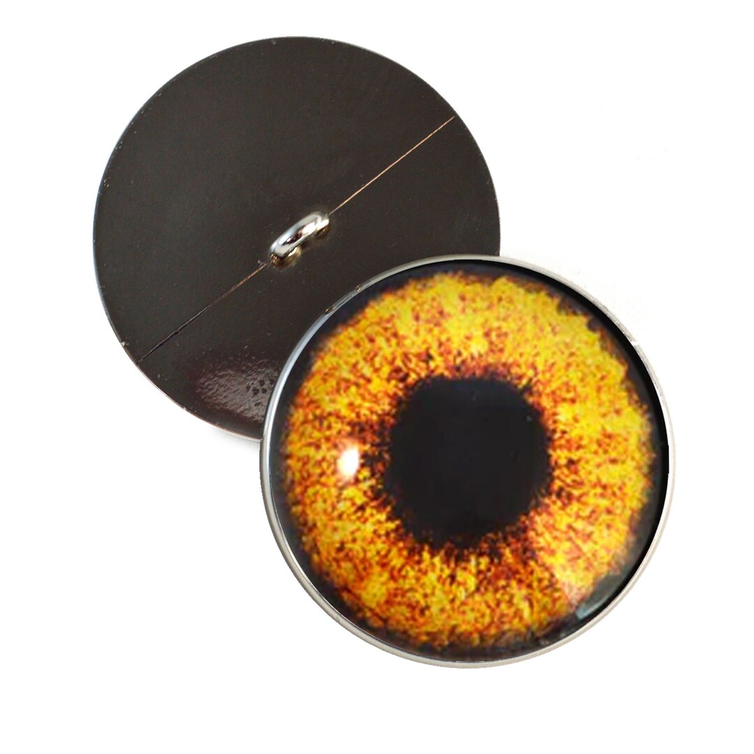 10mm - 30mm Hen Harrier Button Eyes Sew on Shanks With Loops Stuffed ...