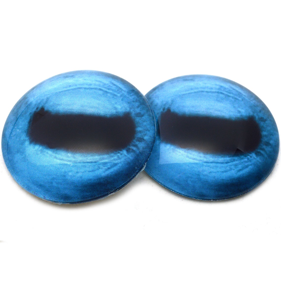 Teal Blue Goat Animal Glass Eyes 6mm to 40mm Jewelry Cabochon Art Doll ...