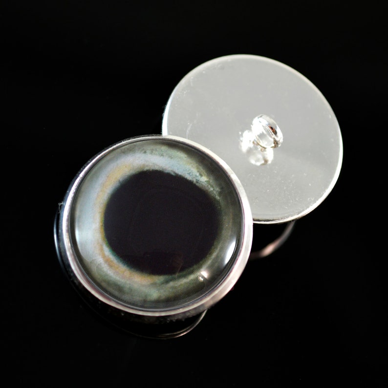 10mm - 30mm Realistic Skipjack Tuna Fish Button Eyes Sew on Shanks ...