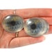 Blue Human Moving Animated Glass Eyes Holographic Oval Cabochons ...
