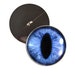 10mm - 30mm Blue Cat or Dragon Button Eyes Sew on Shanks With Loops ...