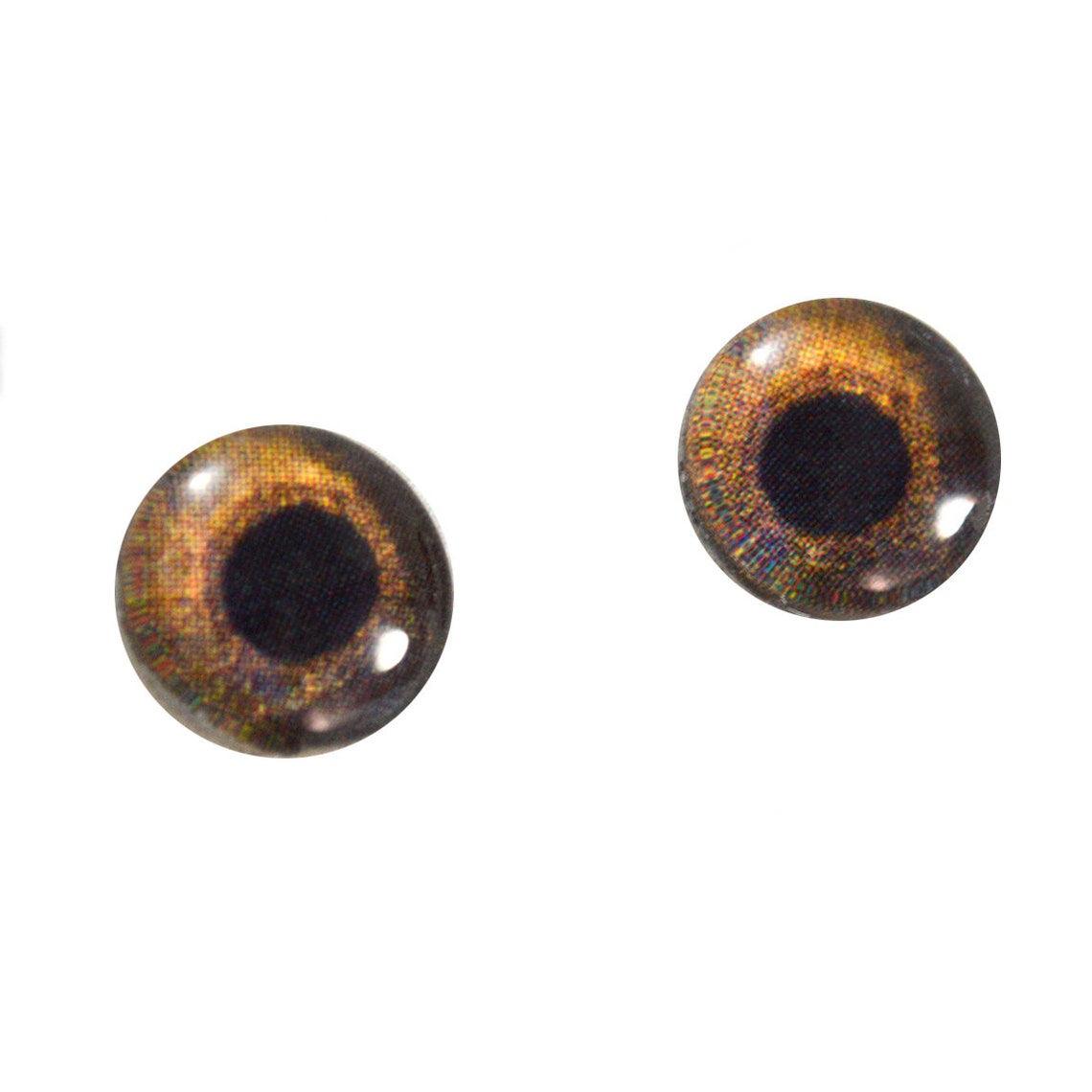 Bulk Realistic Bird Glass Eyes 12 Pairs 10mm Cabochons Animal Art Doll ...