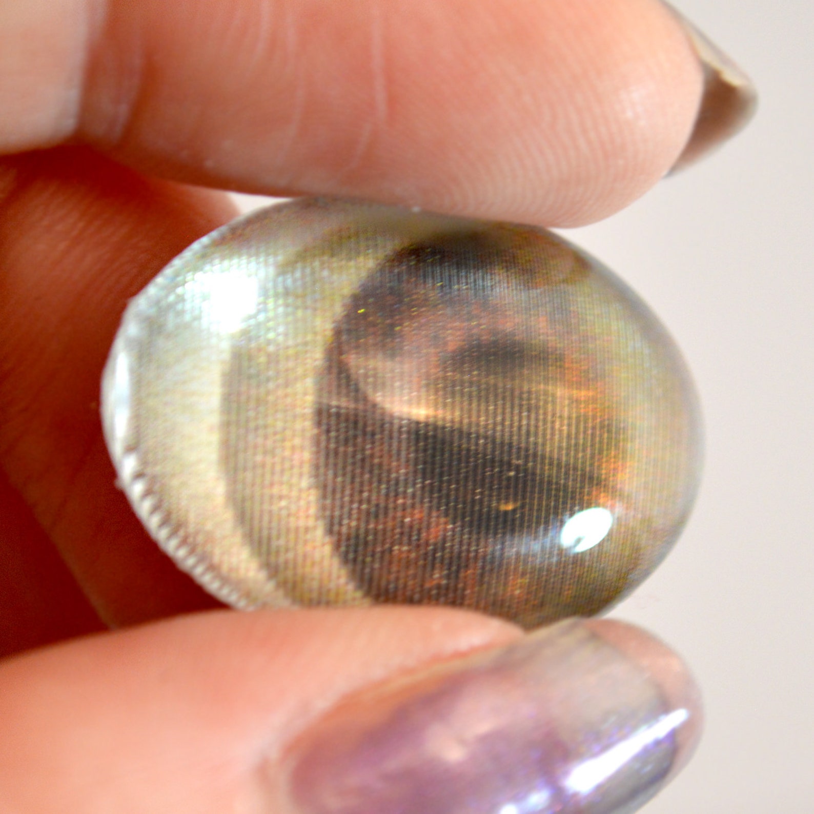 Brown Human Moving Animated Glass Eyes Holographic Oval - Etsy