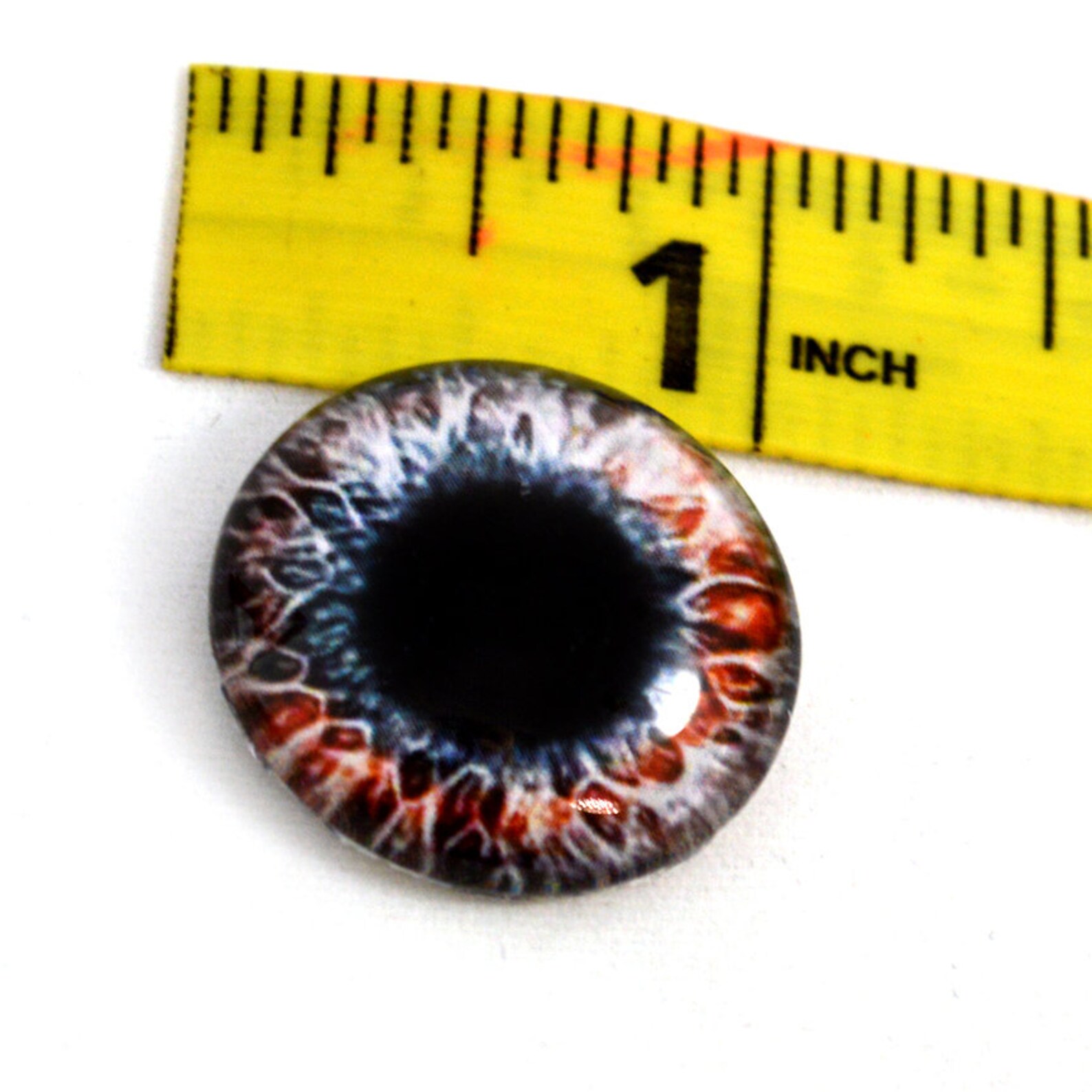 Red and Black Gothic Vampire Zombie Demon Glass Eyes 6mm to | Etsy