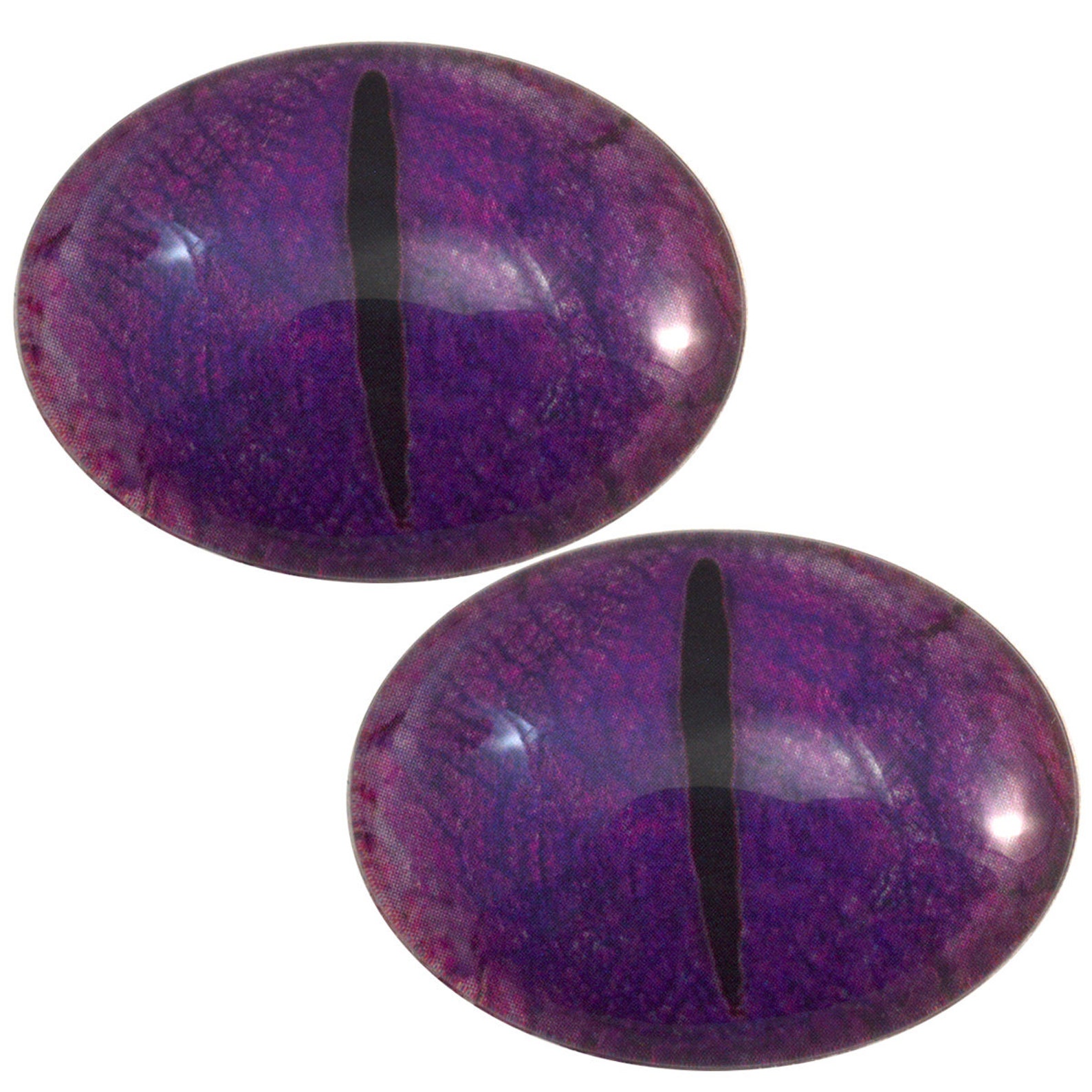Purple Dragon Oval Glass Eyes Choose Your Size: 13mm x 18mm | Etsy