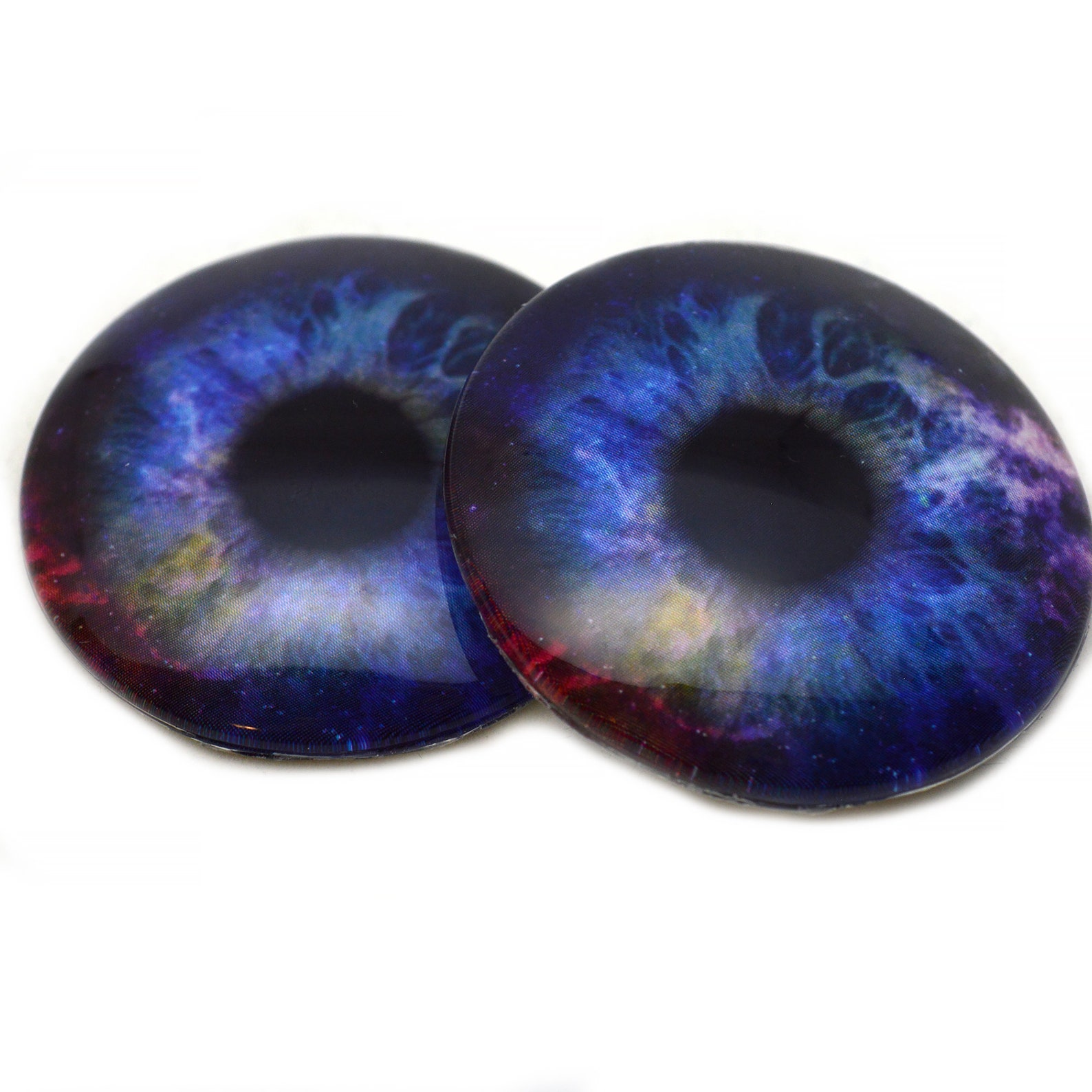 Colorful Galaxy Glass Eyes 6mm to 40mm Jewelry Making and | Etsy