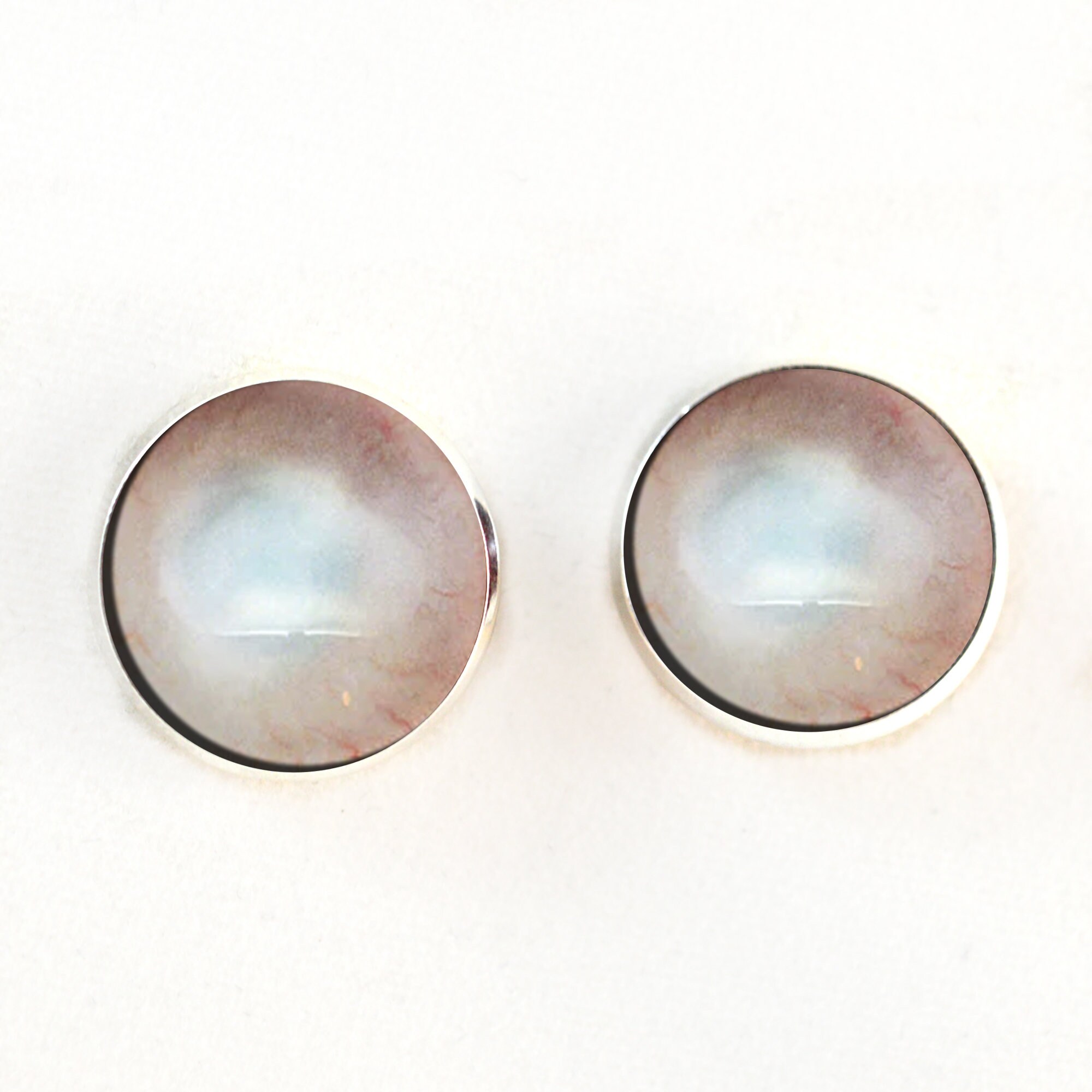 10mm - 30mm Clouded Blind Human Button Eyes Sew on Shank With Loop ...