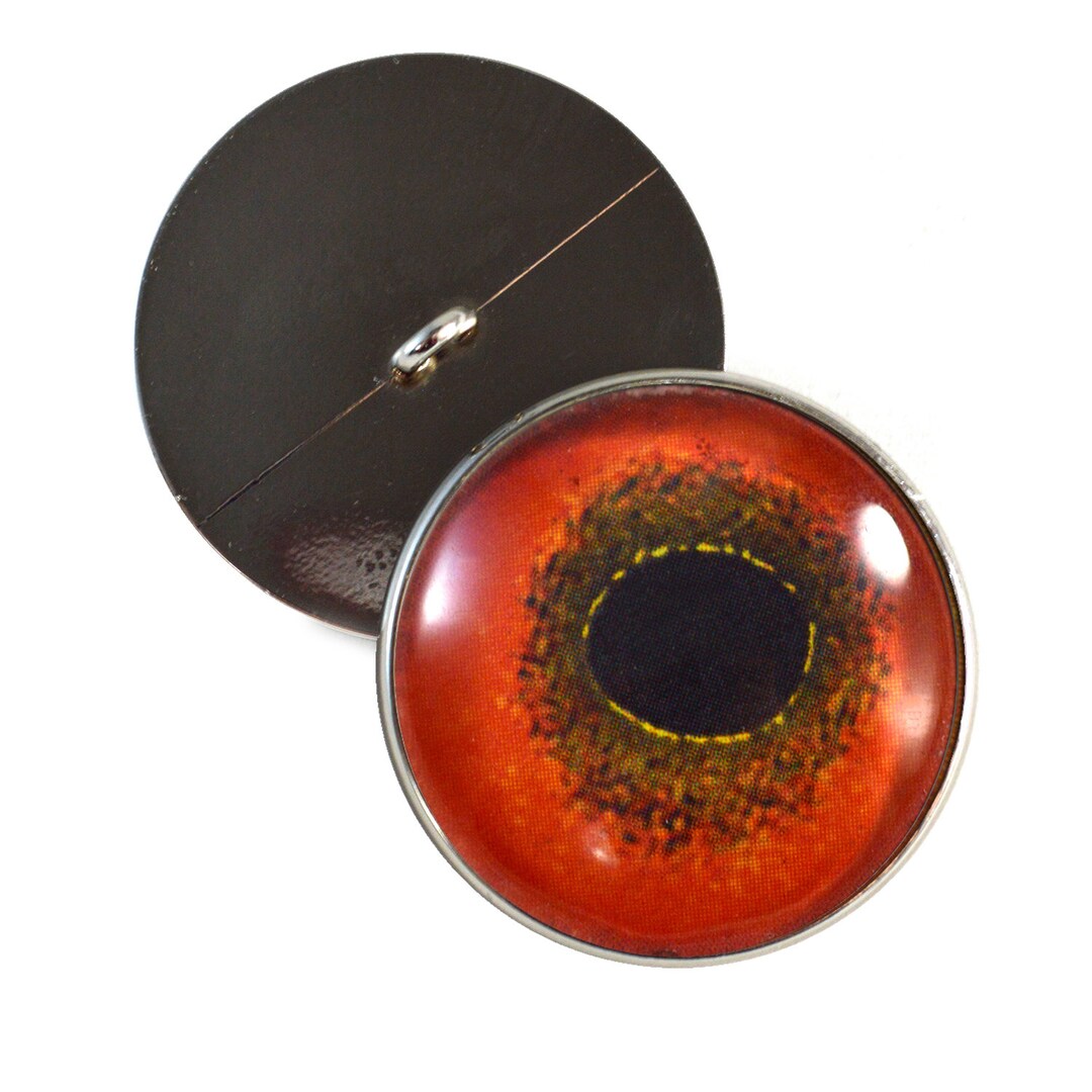 10mm - 30mm Red Bird Button Eyes Sew on Shanks With Loops Stuffed ...